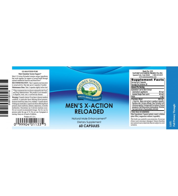 X-Action Reloaded (Men's) (60 Caps)