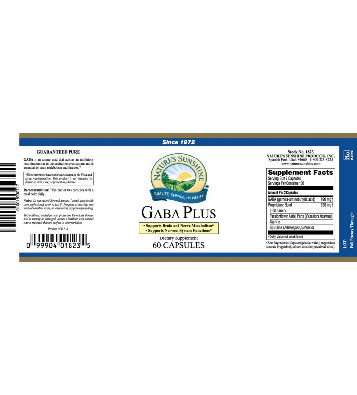 GABA Plus (60 Caps)