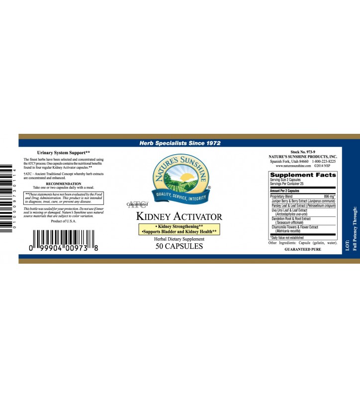 Kidney Activator ATC Conc. (50 Caps)