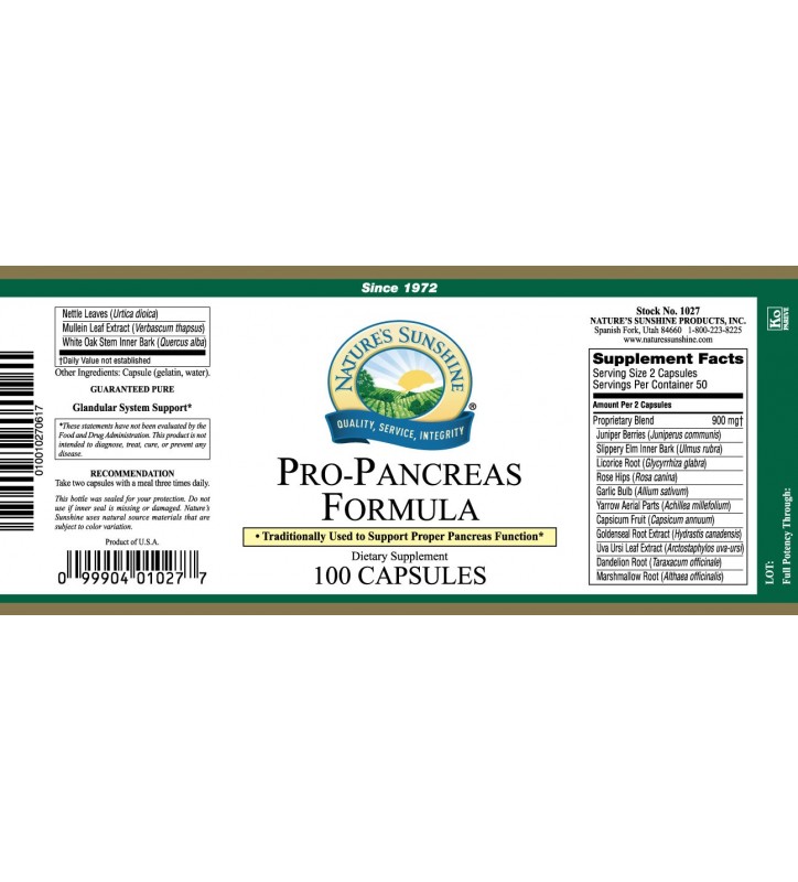 Pro-Pancreas (100 Caps)