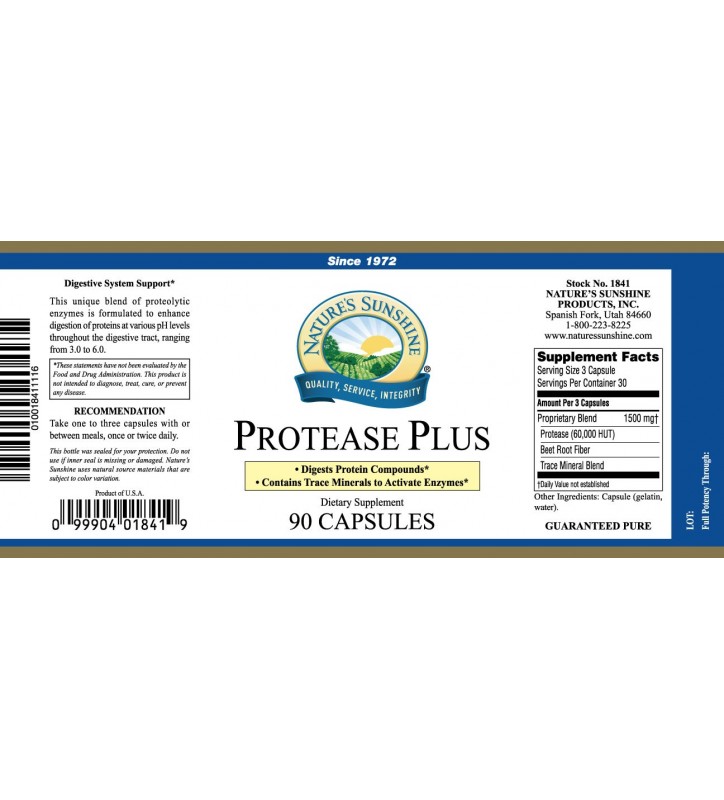 Protease Plus (90 Caps)