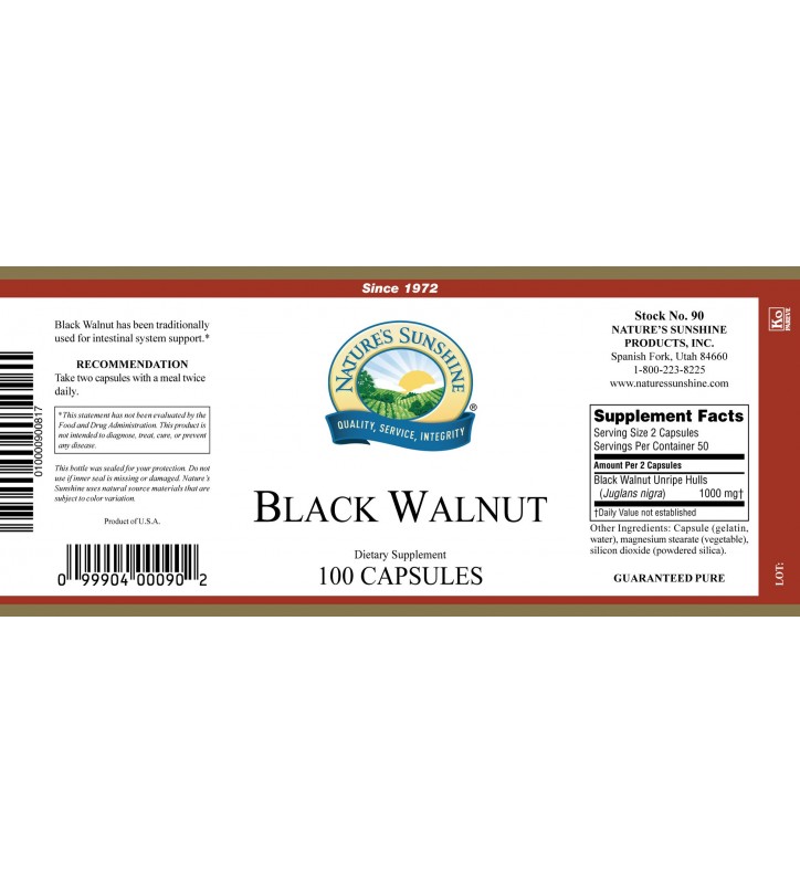Black Walnut (100 Caps)