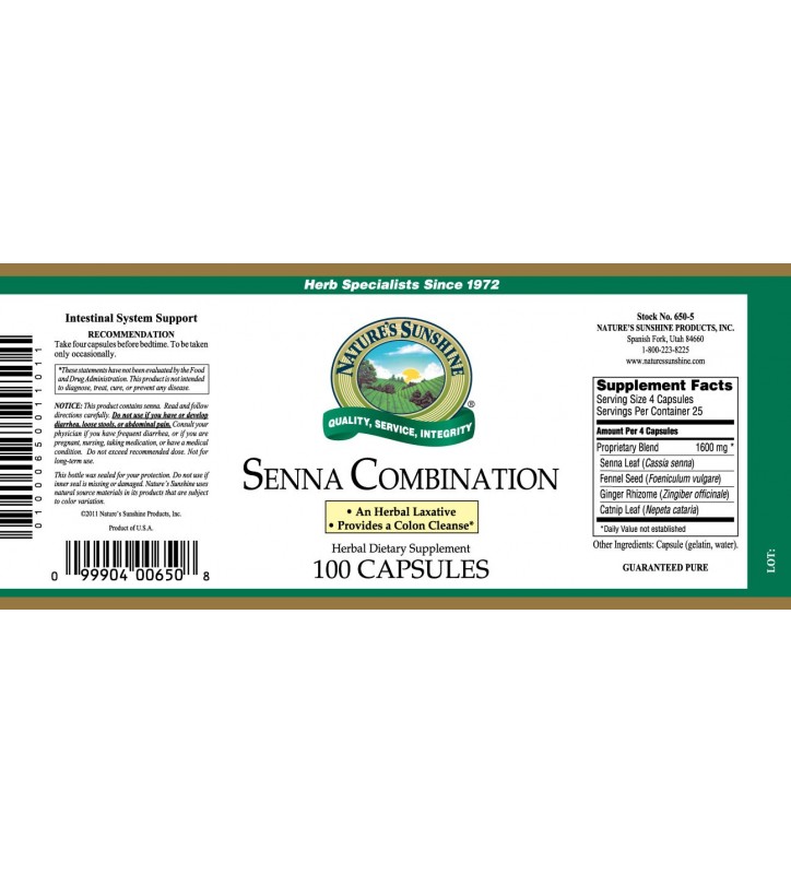 Senna Combination (100 Caps)