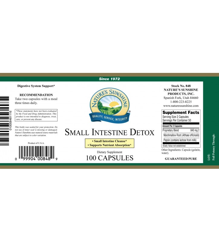 Small Intestine Detox (100 Caps)
